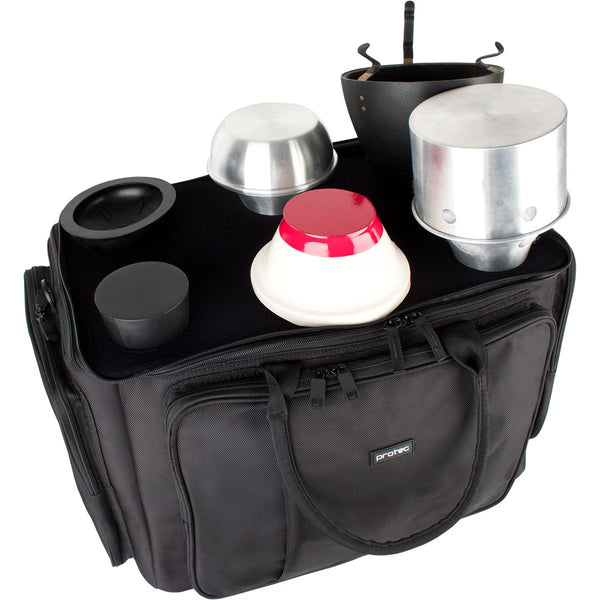Protec - M407 Tenor Trombone Six-Pack Mute Bag w/ Modular Wall & Mute ...