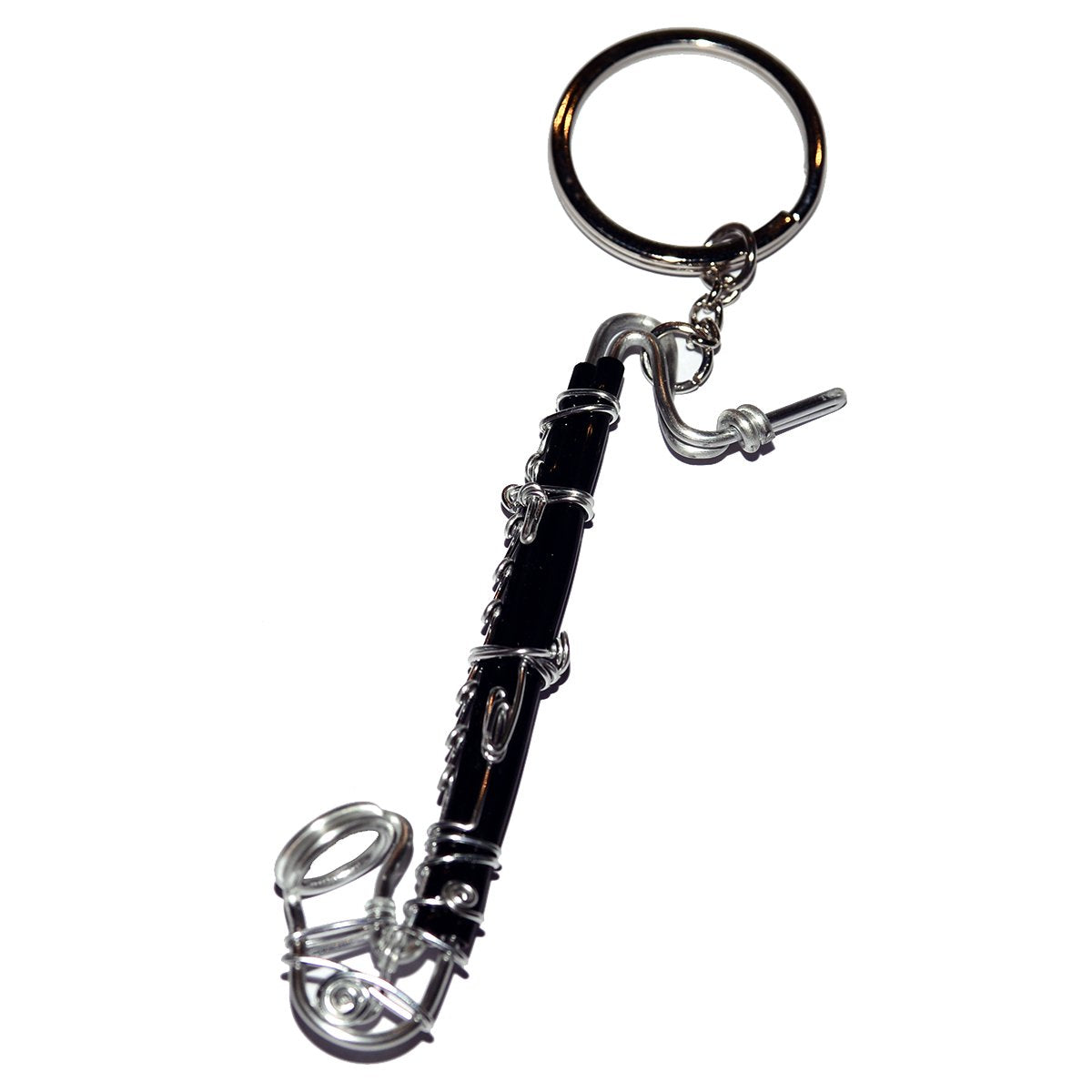 Wire Lover - Bass Clarinet Keychain - Music Elements